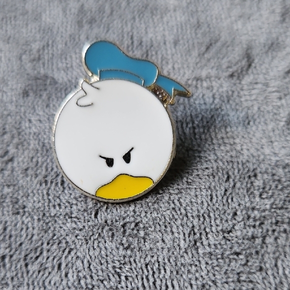 Disney | Accessories | Disney Donald Duck Enamel Pin Blue White Yellow ...